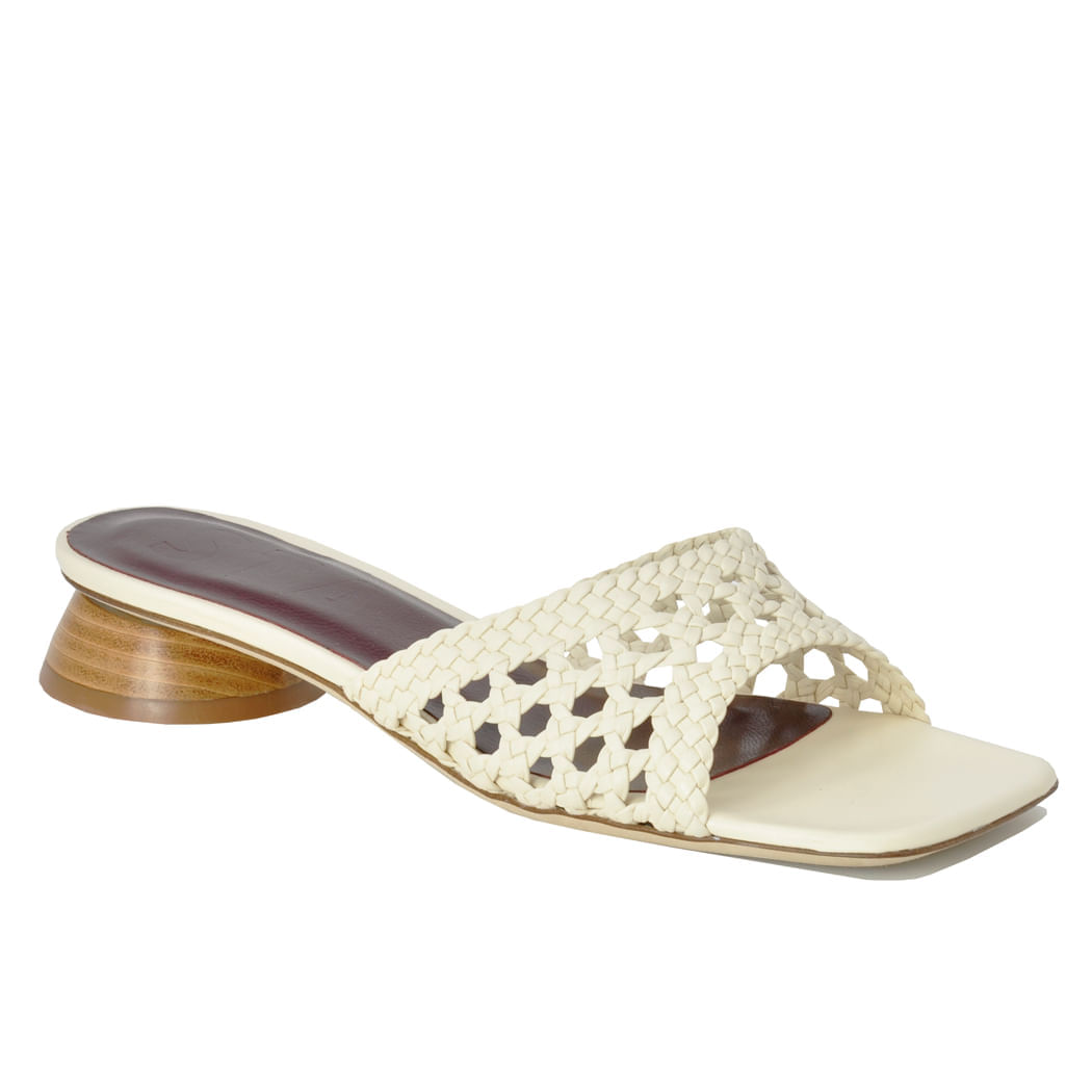 Simone-Crochet Crochet Low Heel Slide