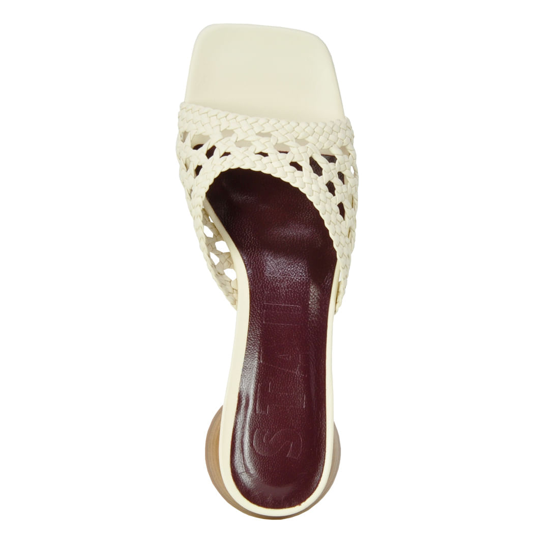 Simone-Crochet Crochet Low Heel Slide
